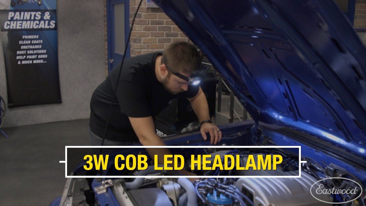 3W COB LED Headlamp - Super Bright Headlamp to Keep Both Hands Free While Working - Eastwood