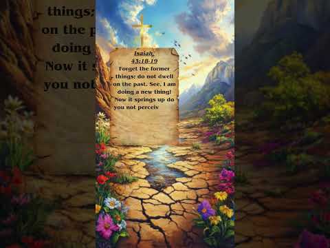 Isaiah 43:18-19 - Bible Verse