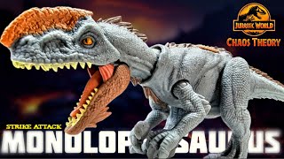 Mattel Jurassic World Chaos Theory Strike Attack Monolophosaurus Review!!!
