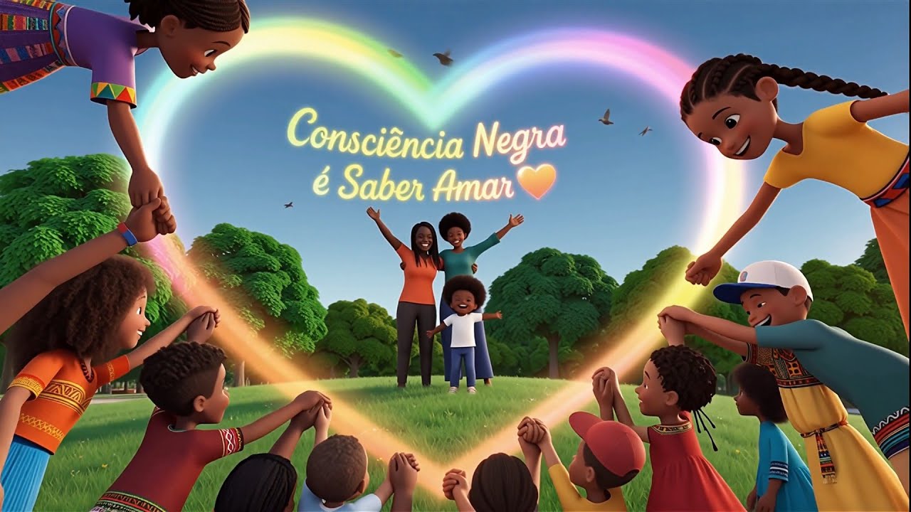 Consciência Negra é Saber Amar 💛 Música Infantil educativa. 