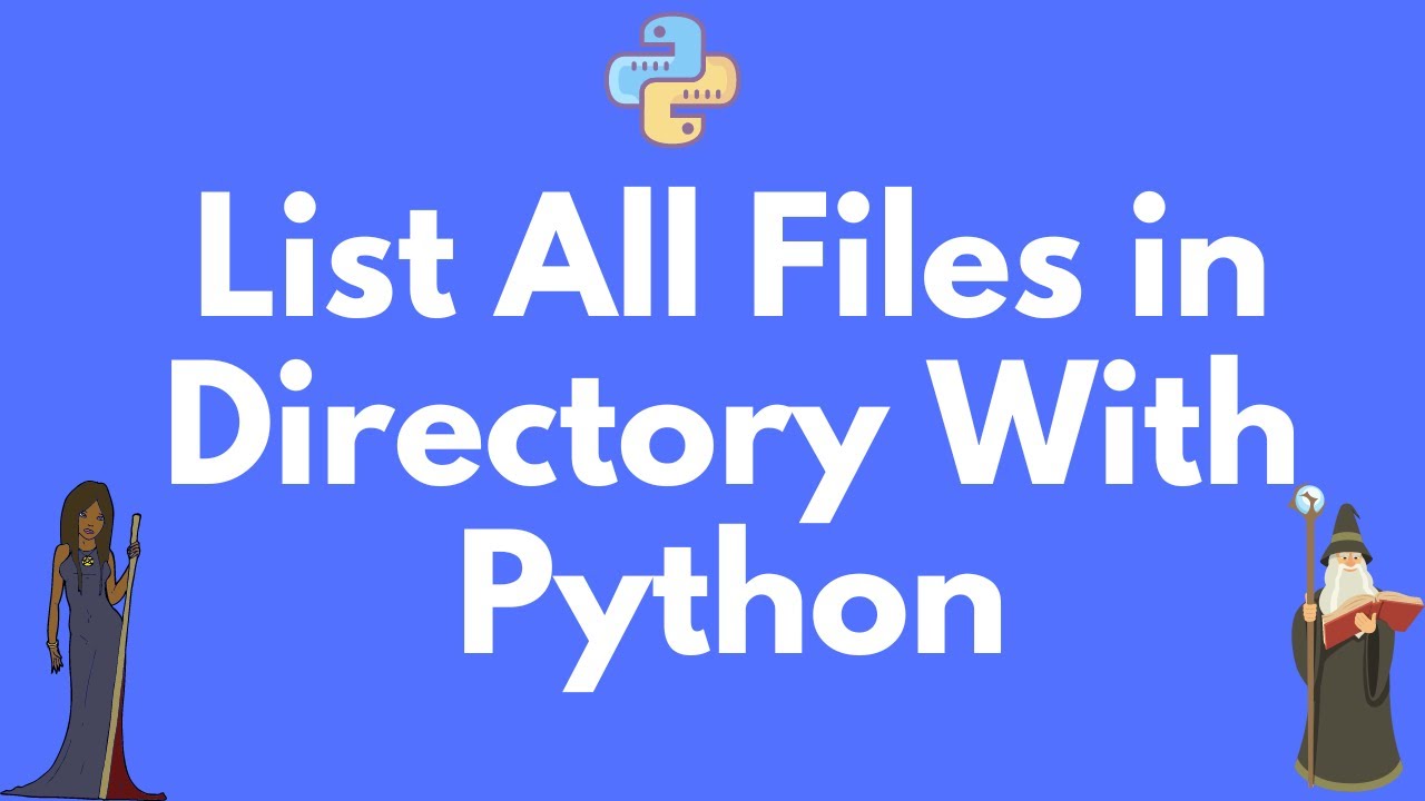 How to list all files of a directory in Python