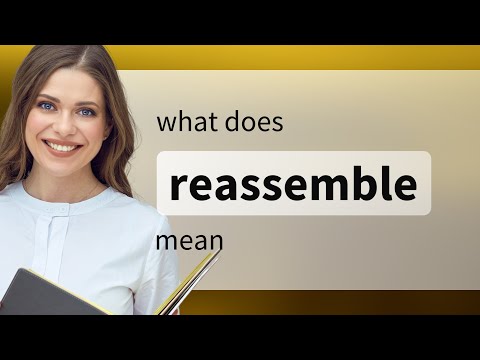 Reassemble • what is REASSEMBLE meaning