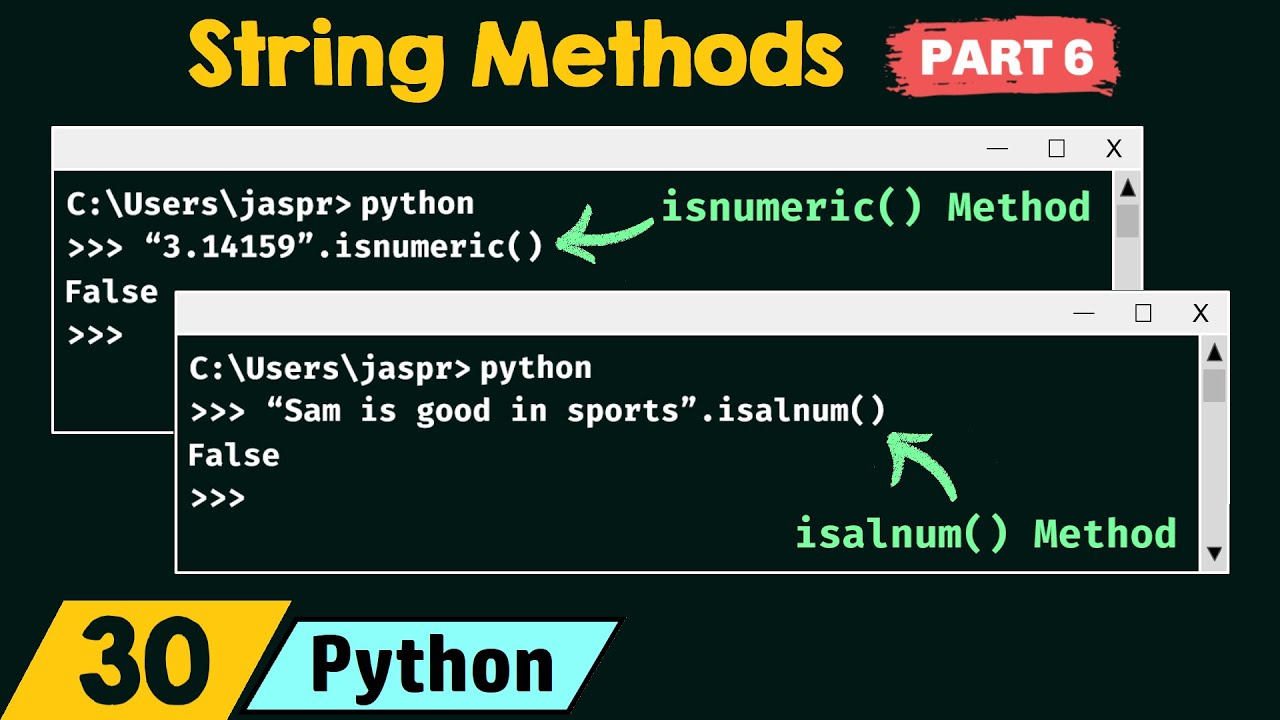 String Methods in Python (Part 6)