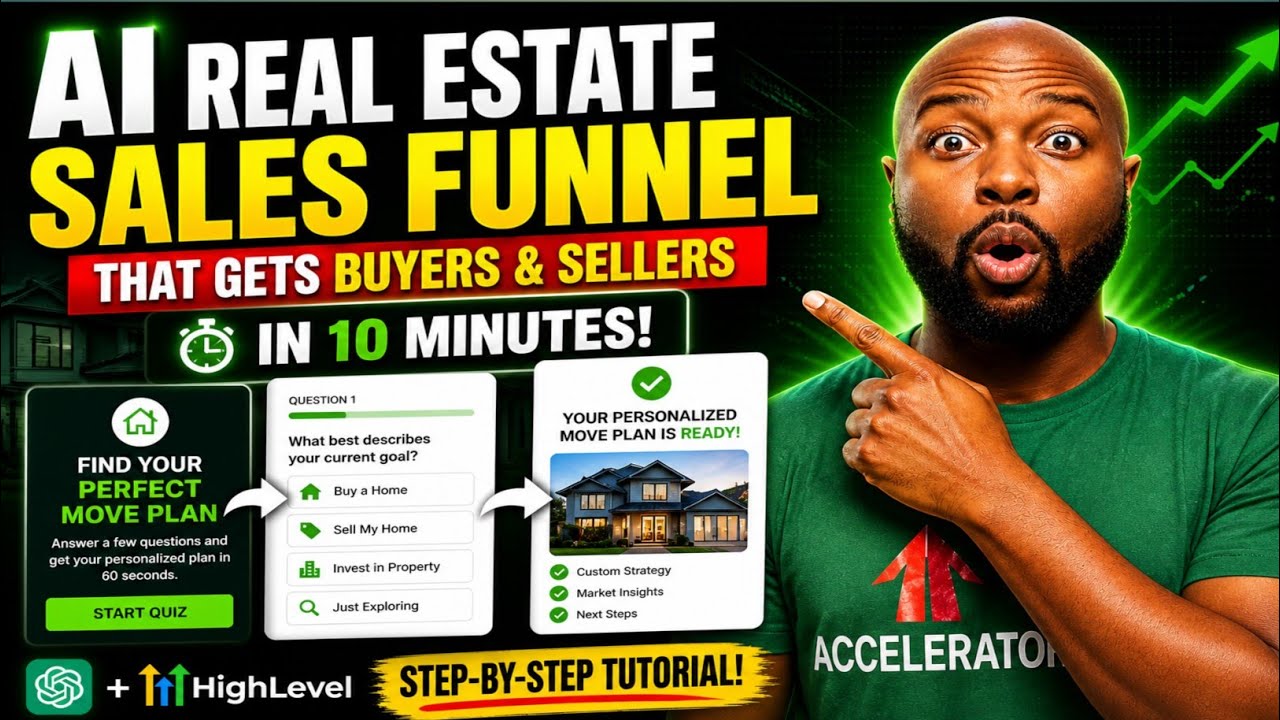 I Used AI to Build a  Real Estate Sales Funnel That Gets Buyers & Sellers in 10 Minutes (Steal This)