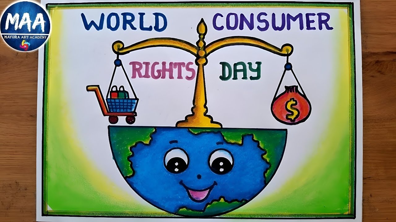 World Consumer Rights Day Drawing | Consumer Rights Day Poster | World Consumer Rights Day Poster
