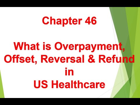 What is Overpayment, Offset Adjustment, Reversal & Refund in US Healhcare - Chapter 46