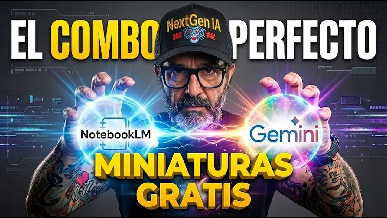 Este truco de IA para miniaturas es BRUTAL: Gemini + NotebookLM