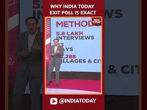 Why India Today Exit Poll Is Exact | Lok Sabha Election Exit Poll | General Election 2024