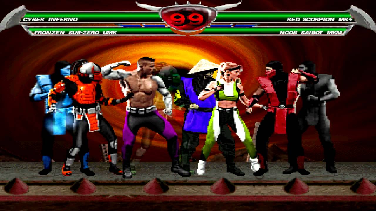 BTW MUGEN All-Stars #183 - Battle of the strongest AIs in MKC