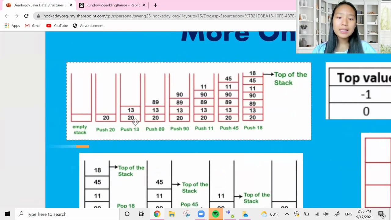DearPiggy Java Data Structures - Stack Methods
