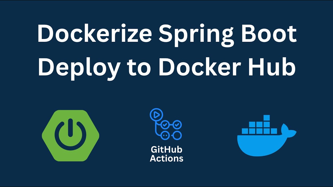 Dockerize Spring Boot App & Deploy to Docker Hub Using GitHub Actions