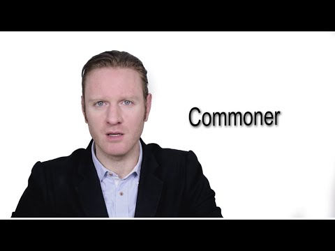 Commoner - Meaning | Pronunciation || Word Wor(l)d - Audio Video Dictionary