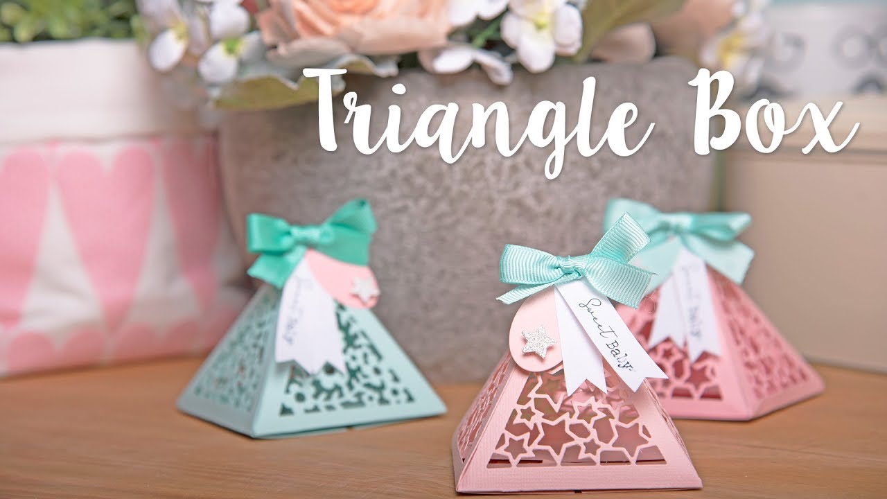 How to Make a Triangle Gift Box - Sizzix