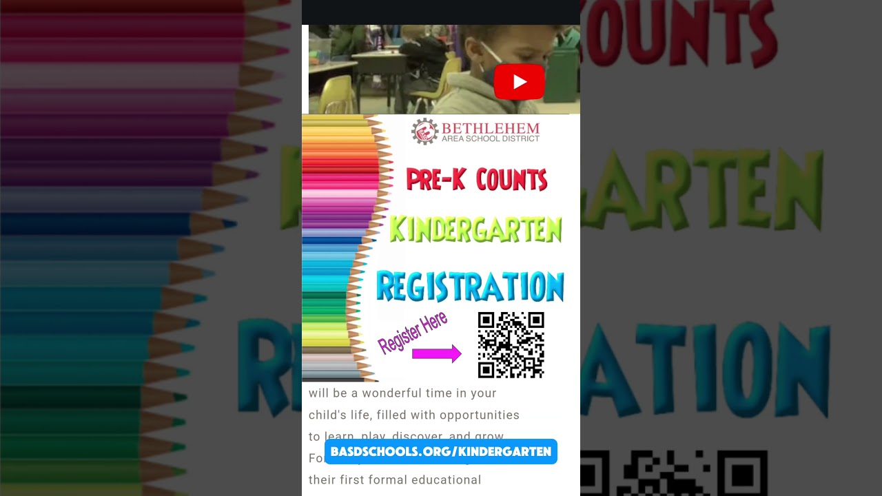 Kindergarten and Pre-K registration for the 2025-2026 school year is now open! 🎉