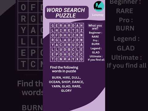 Ultimate Word Search Puzzle Challenge, Can You Find All the Words?