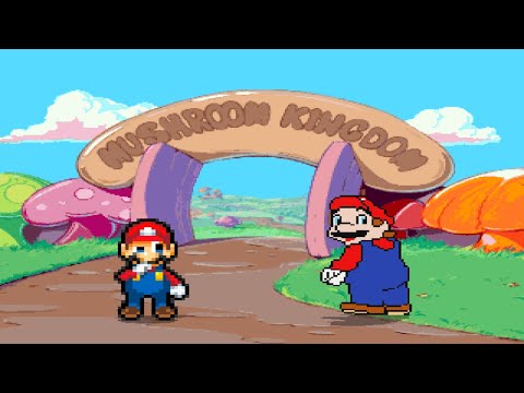 ADD004 MUGEN: Super Better Mario (Me) Vs Hotel Mario (GB Shades)