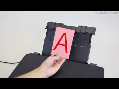 Loading paper: rear tray (G6000 series)