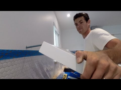 How not to install floating shelves.