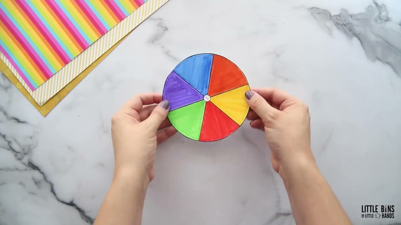 Newton's Color Spinner STEM Project