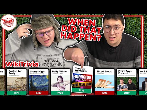 THE FIRST HOMICIDE WAS WHEN?!? (WikiTrivia History Game)