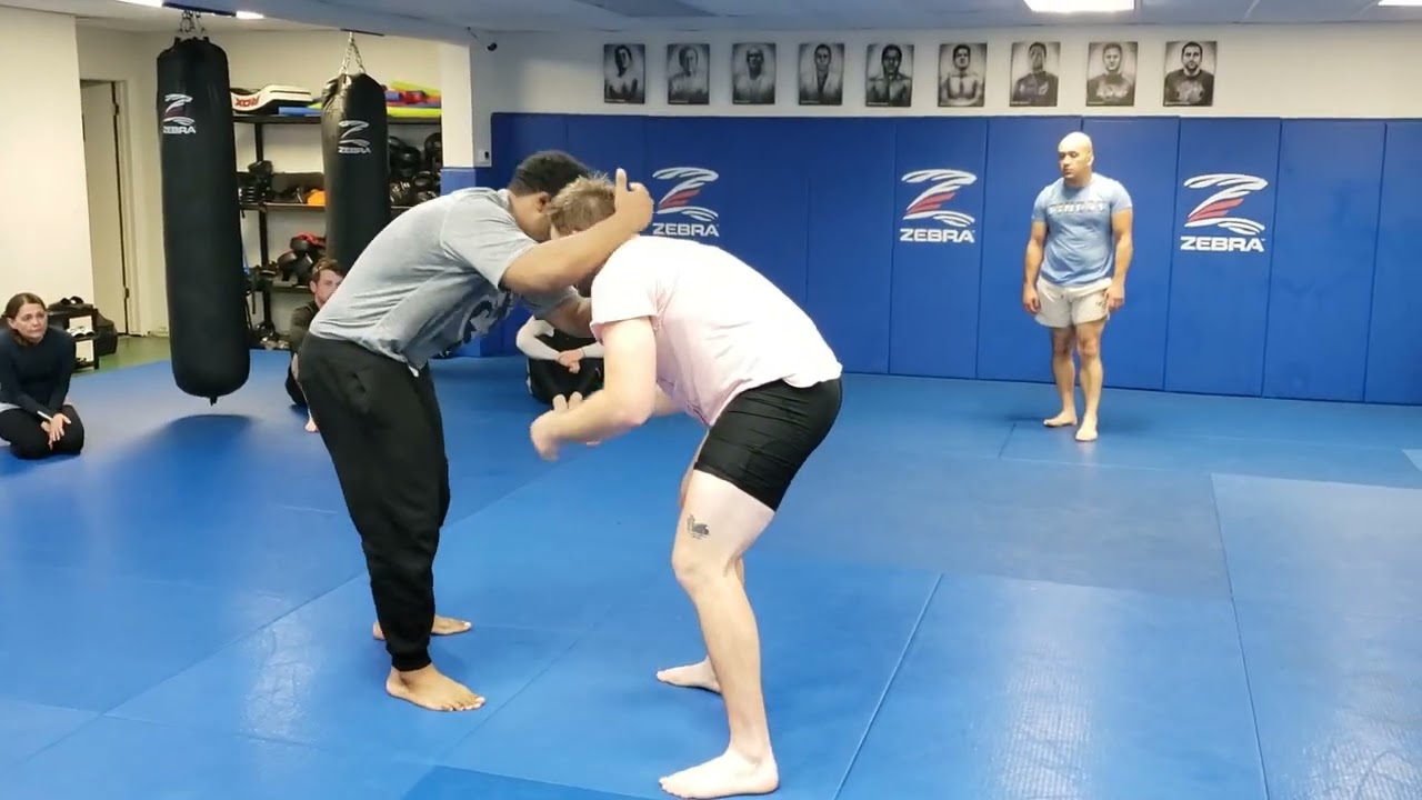 snap down to double leg takedown taught by Coach onyx