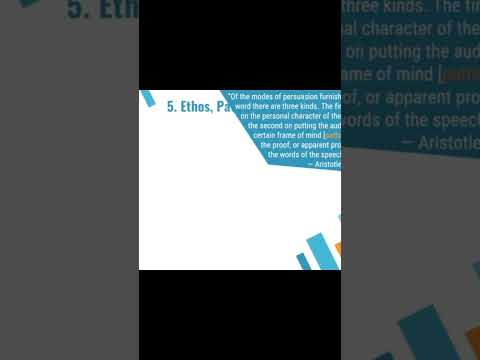 Ethos, Pathos, Logos || Aristotle’s Rhetoric
