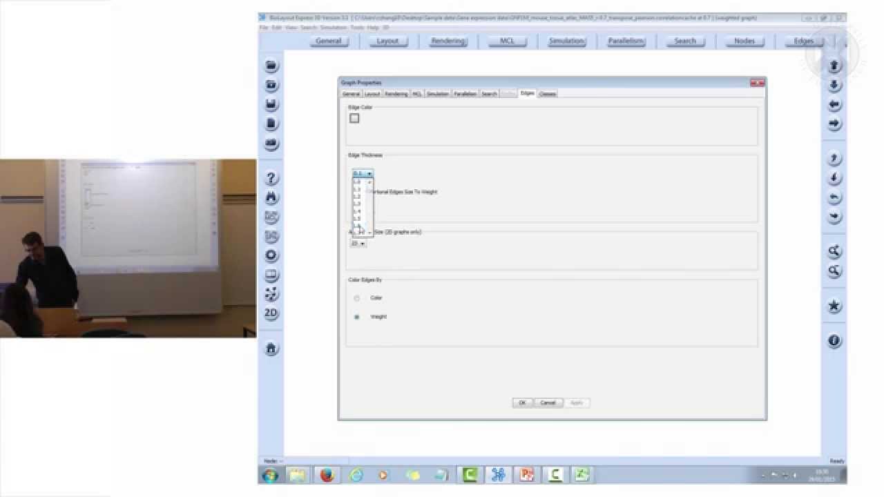 9. Network analysis of Expression data – sample-sample correlation graph 1 (Practical Session) -
