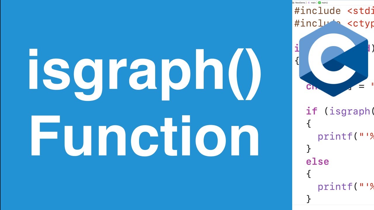 isgraph() Function | C Programming Tutorial