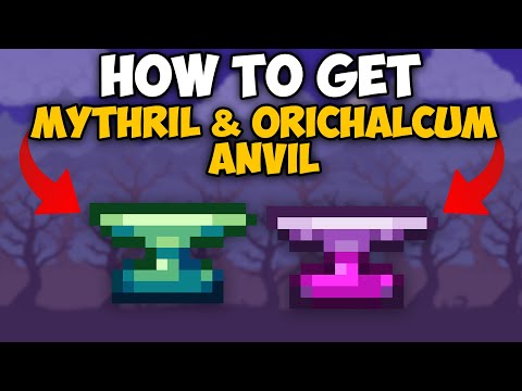 Terraria How To Get Mythril and Orichalcum anvil | Terraria Mythril and Orichalcum anvil 1.4.4.9
