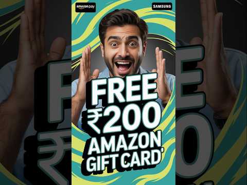 😍Free ₹200 Amazon Gift Card 2025🔥Samsung Wallet New Loot Offer #shorts #giftcard #amazonpay