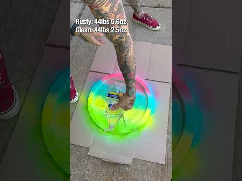 Does restoring a weight plate change the weight? How much?