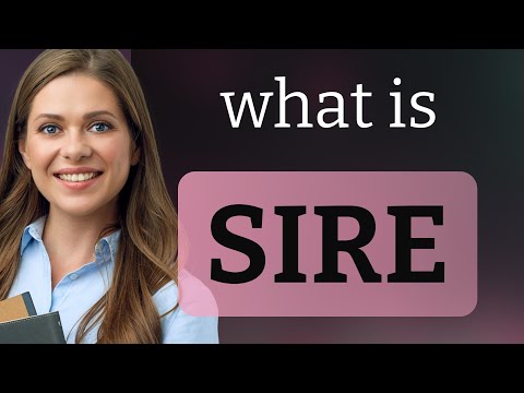 Sire | meaning of SIRE