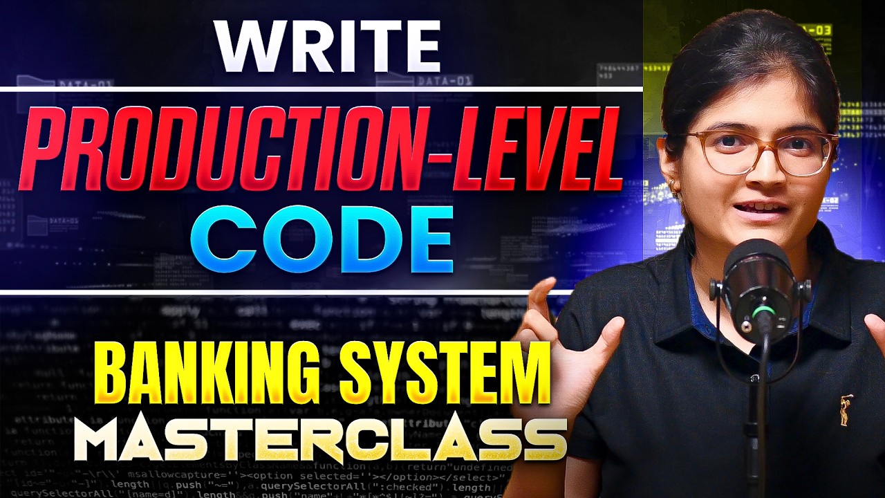 Write Production LEVEL Code | Banking System Masterclass🚀