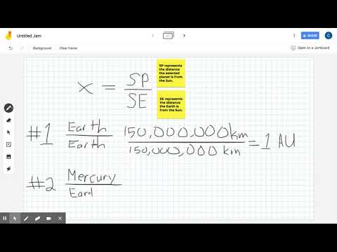 Calculating planet AU