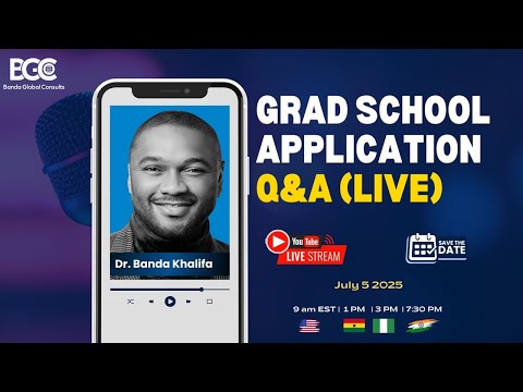 Graduate School Application Live Q & A
