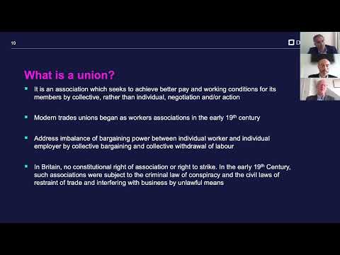 The rights of trade union members and issues for employers facing industrial action (22.09.22)