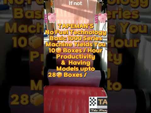 Choose TAPEMAN Wisely and Save Widely Both in Investment & BOPP TAPE Production Costs