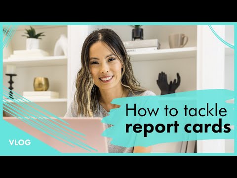 How I Write Report Cards as an Ontario Elementary School Teacher - including free comment examples