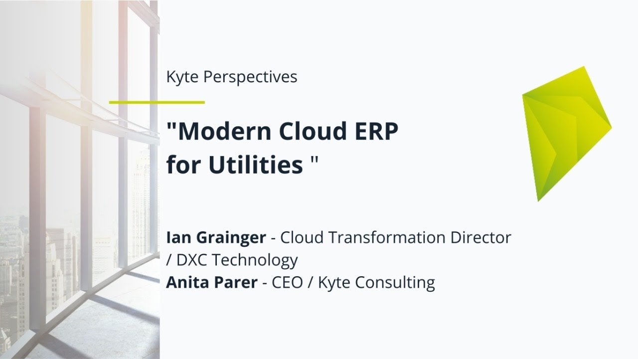 Modern Cloud ERP for Utilities