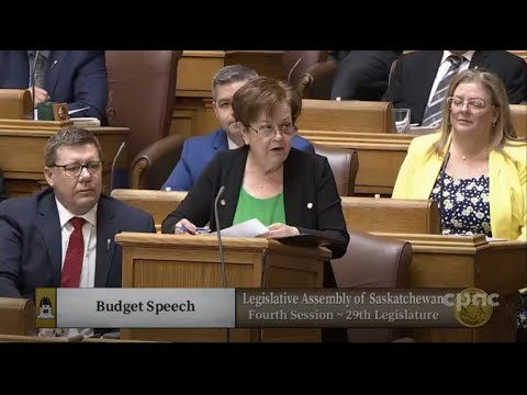 Saskatchewan Finance Minister Donna Harpauer presents 2024 budget – March 20, 2024