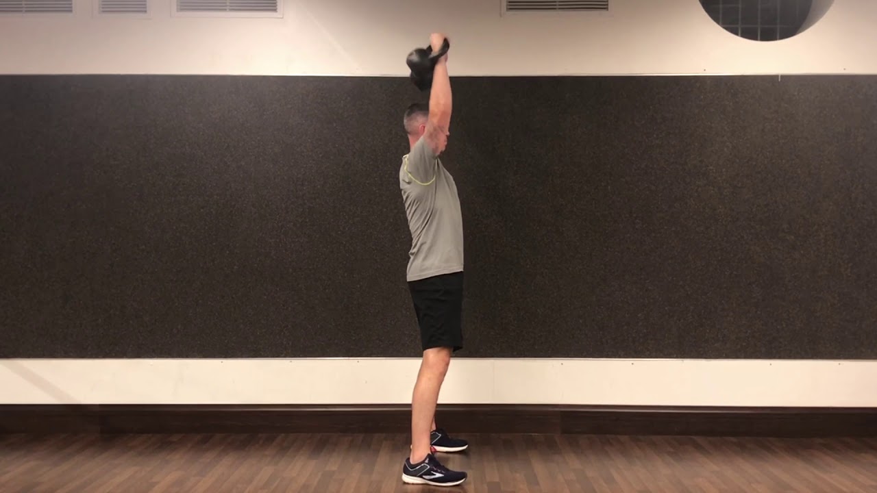 Kettlebell Flow-Double Row Clean Squat Press