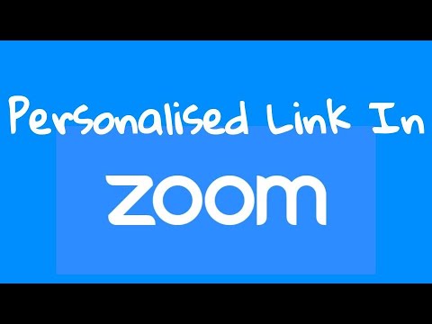 Creating A Permanent Personalised Zoom Meeting URL