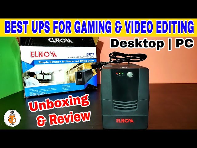 Elnova Online UPS - Elnova 1000VA Line Interactive UPS with inbuilt Battery Service Provider ...