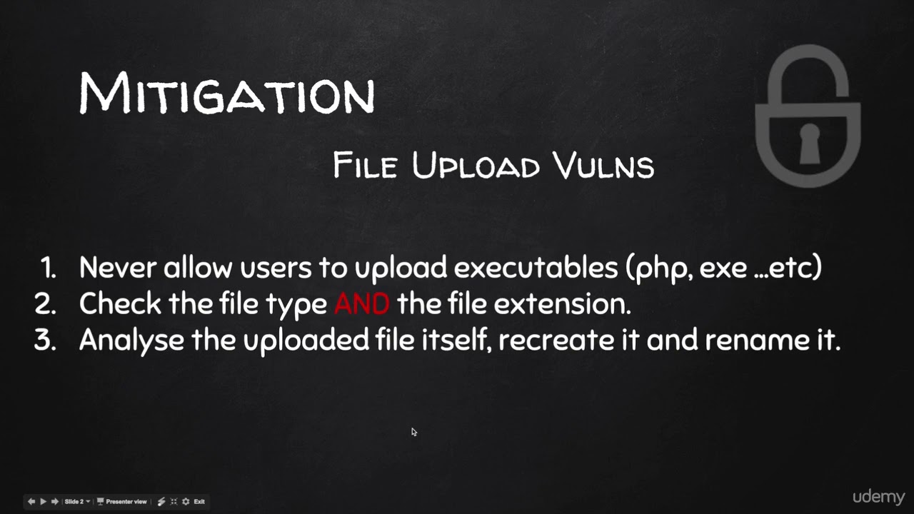 6  Security Fixing File Upload Vulnerabilities