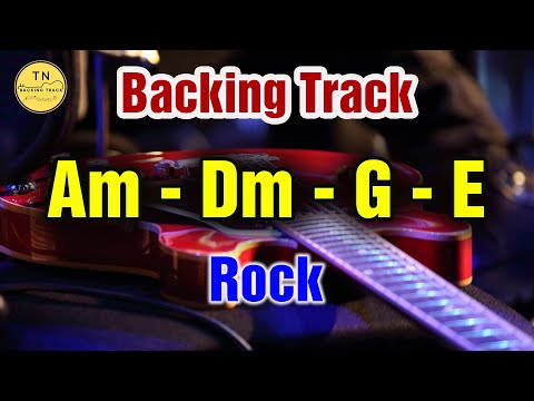 A Minor Backing Track Guitar | Am Dm G E | TN Backing Track
