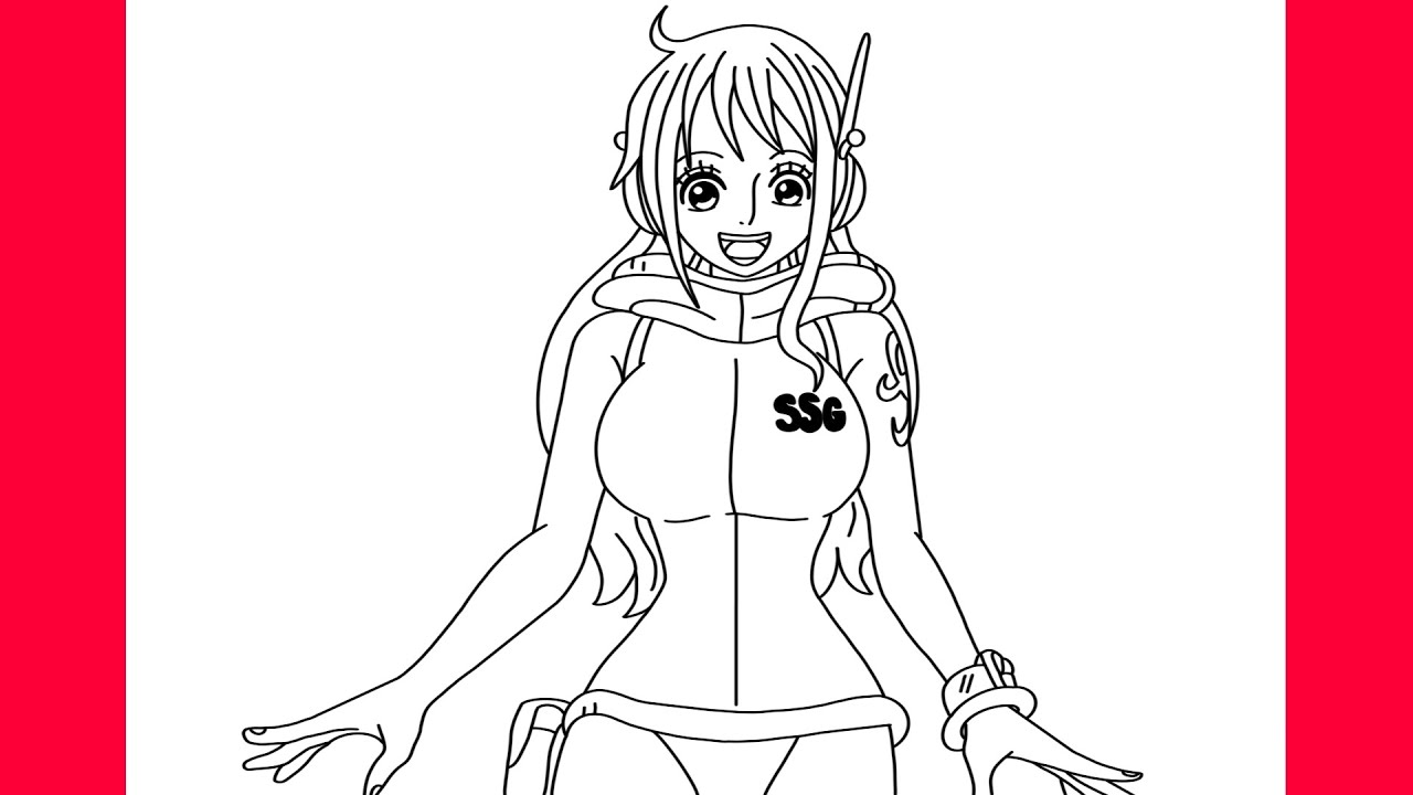 HOW TO DRAW NAMI EGGHEAD FROM ONE PIECE