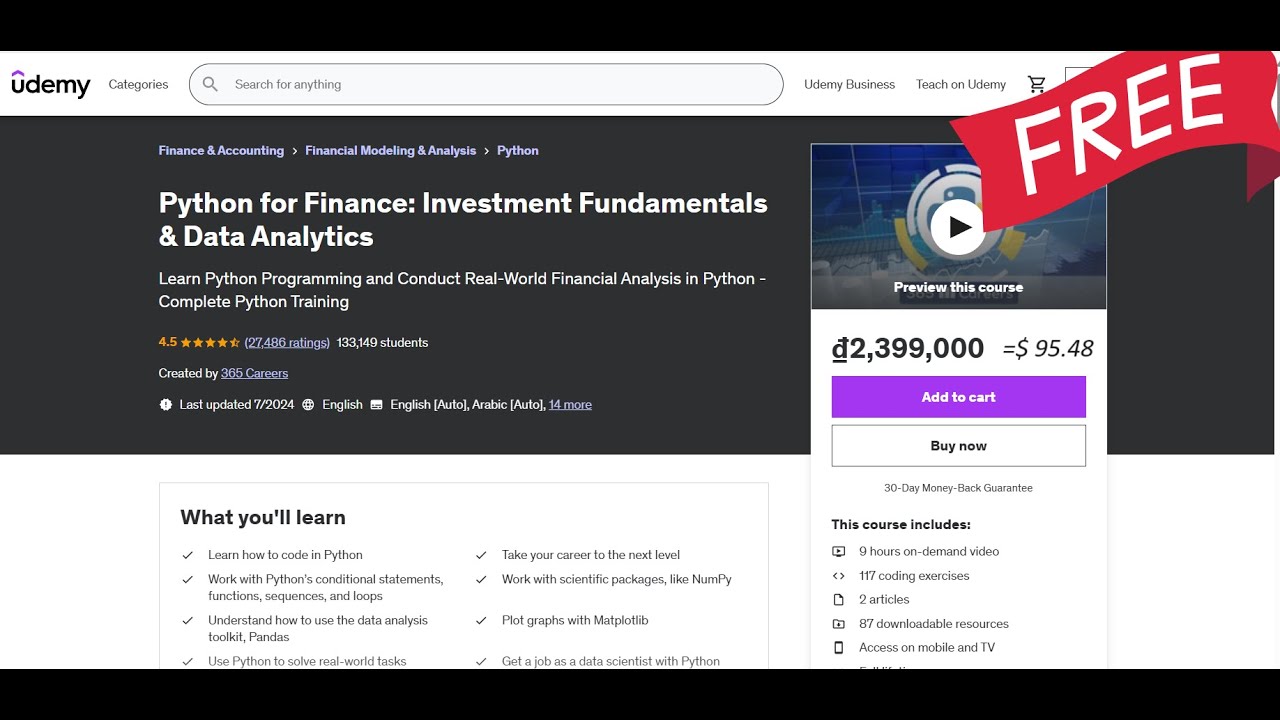 Python for Finance: Investment Fundamentals & Data Analytics | Part1