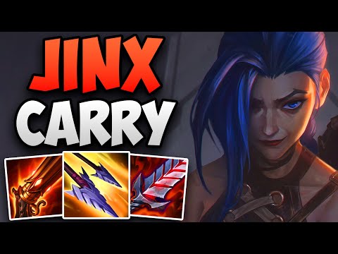 CHALLENGER ADC SOLO CARRIES WITH JINX! | CHALLENGER JINX ADC GAMEPLAY | Patch 14.23 S14