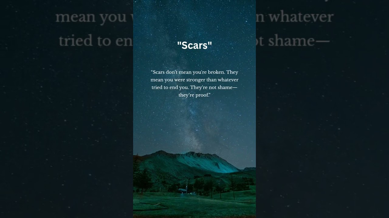 Scars.......... @RutikasQuotes #motivation #quotes #scars #deeplines