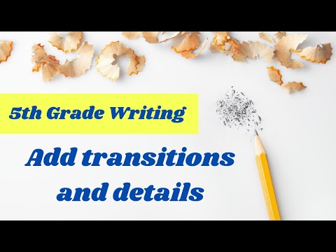 A is for ADD details to an opinion essay // 5th grade writing online lesson
